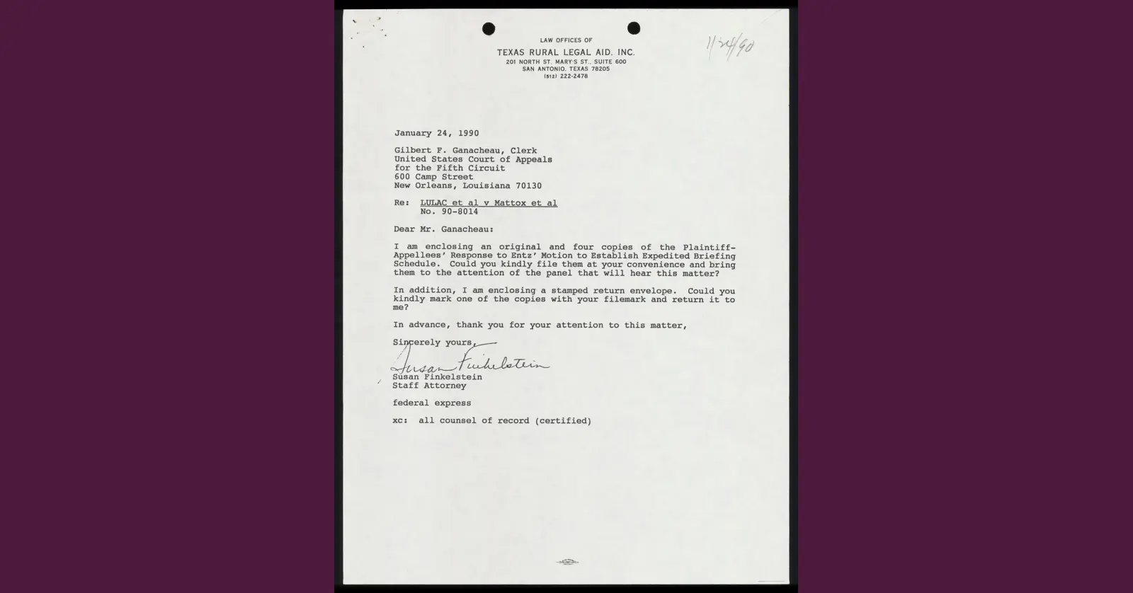 Plaintiff-Appellees' Response to Entz' Motion to Establish Expedited ...