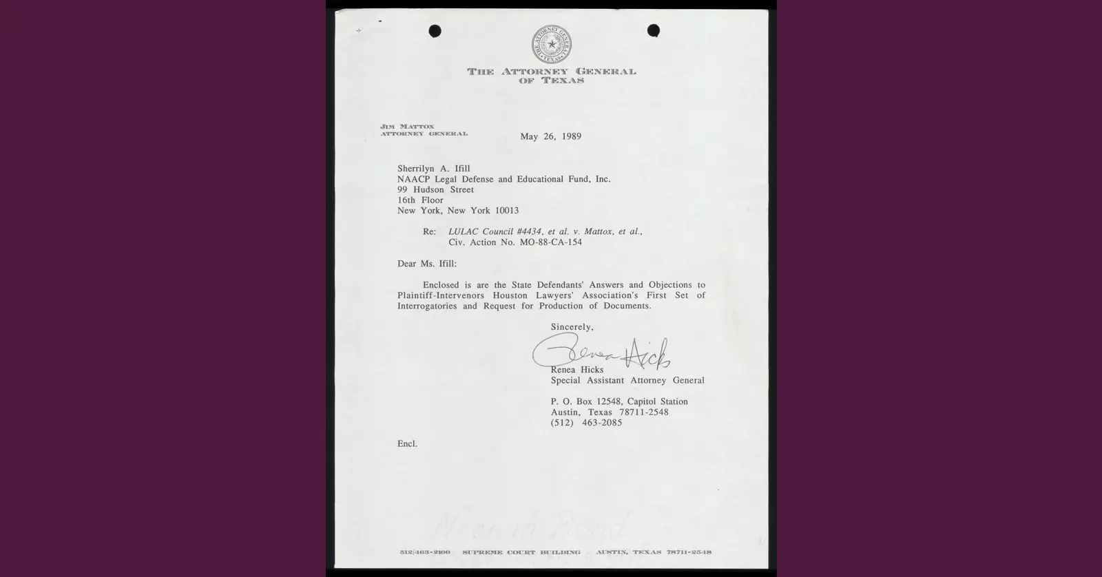 State Defendants' Answers and Objections to Plaintiff-Intervenors HLA ...
