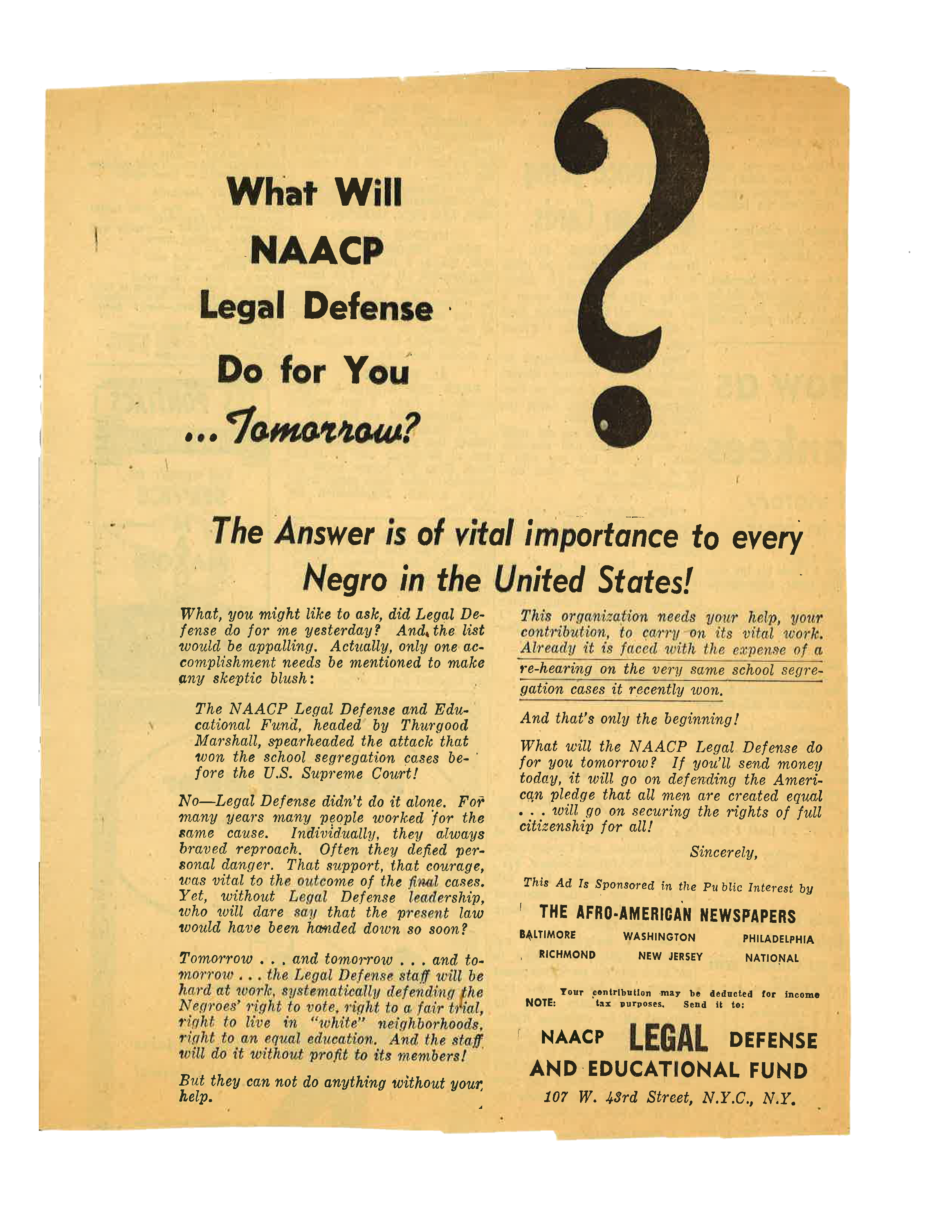 LDF and its Progeny: Preserving Due Process and Democracy Around the ...